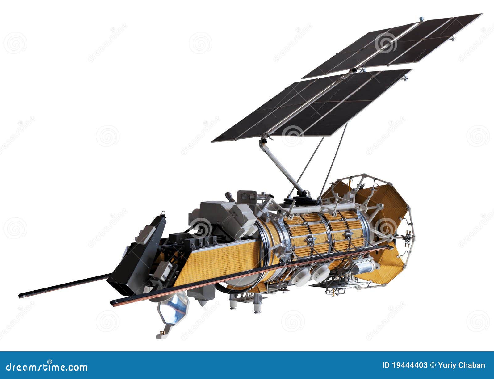 Model Van Satelliet/ruimteschip Stock Afbeelding - Image of netwerk ...