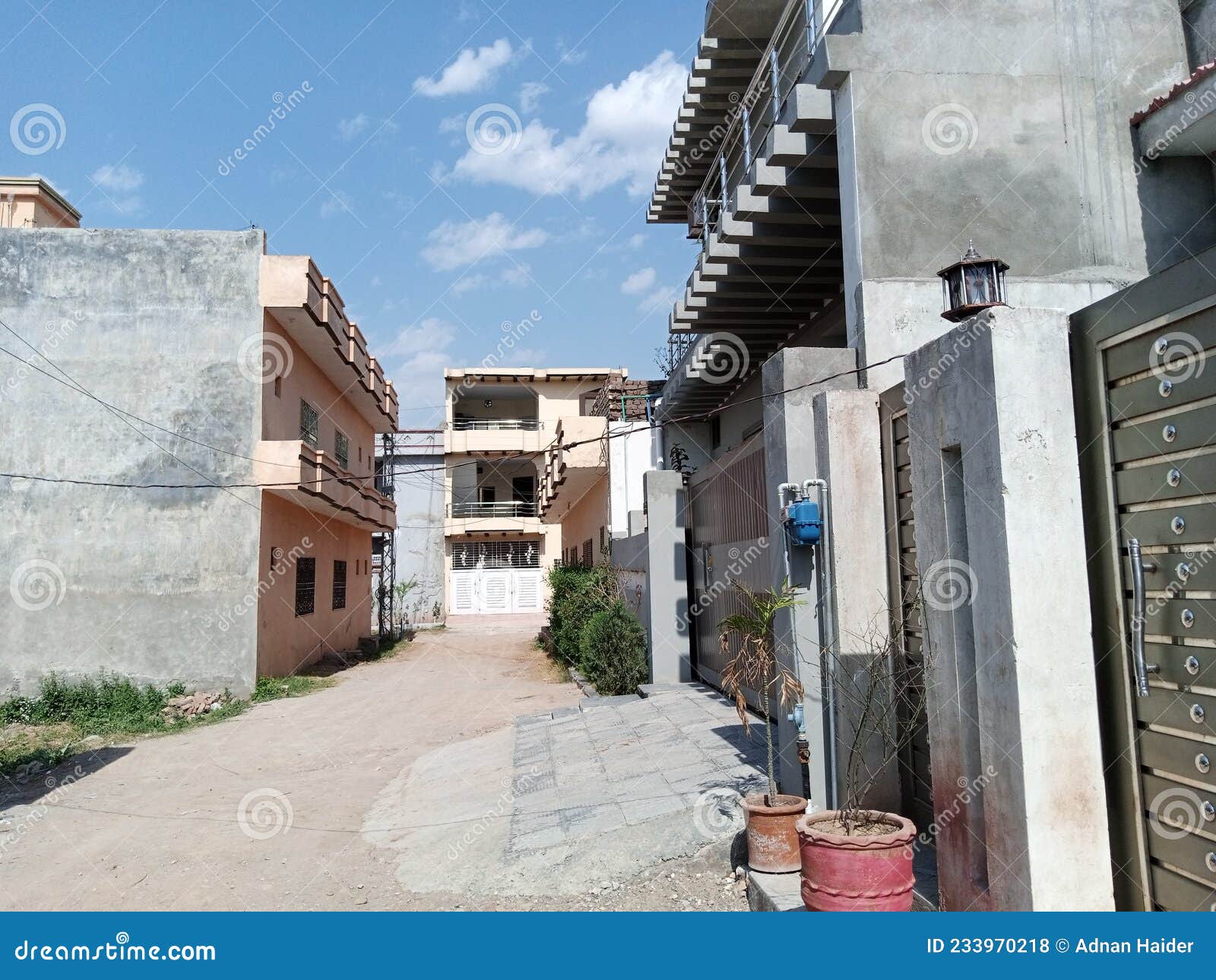 Model village twon stock photo. Image of street, wall - 233970218