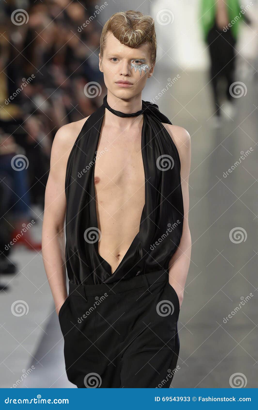 A Model Walks the Runway during the Maison Margiela Show Editorial ... A Model Walks the Runway during the Maison Margiela Show Editorial ...