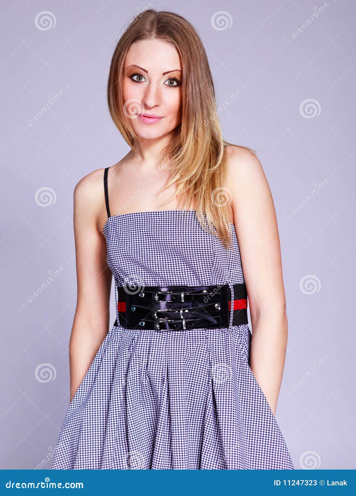Model wearing a dress stock image. Image of beauty, look - 11247323