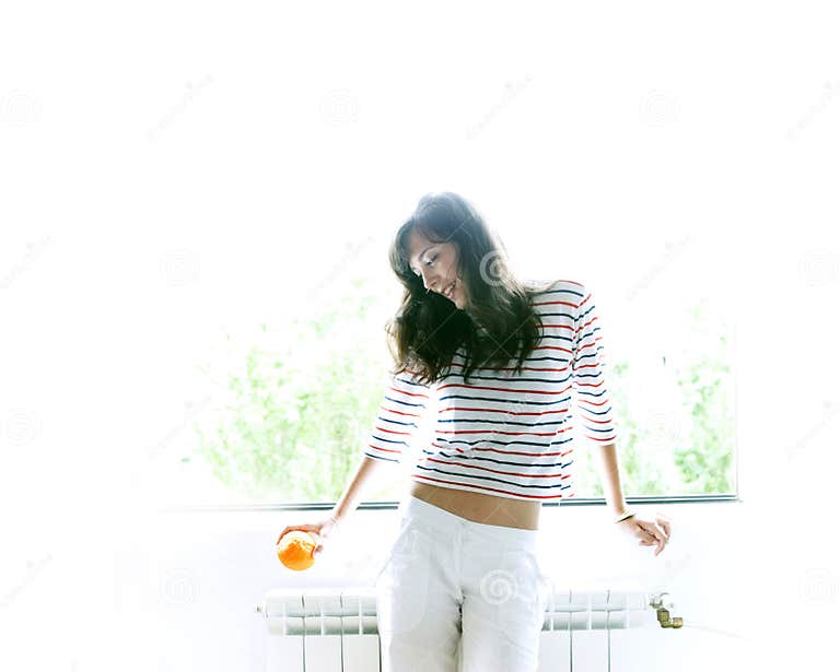 Model in window light stock image. Image of light, dancing - 2712747