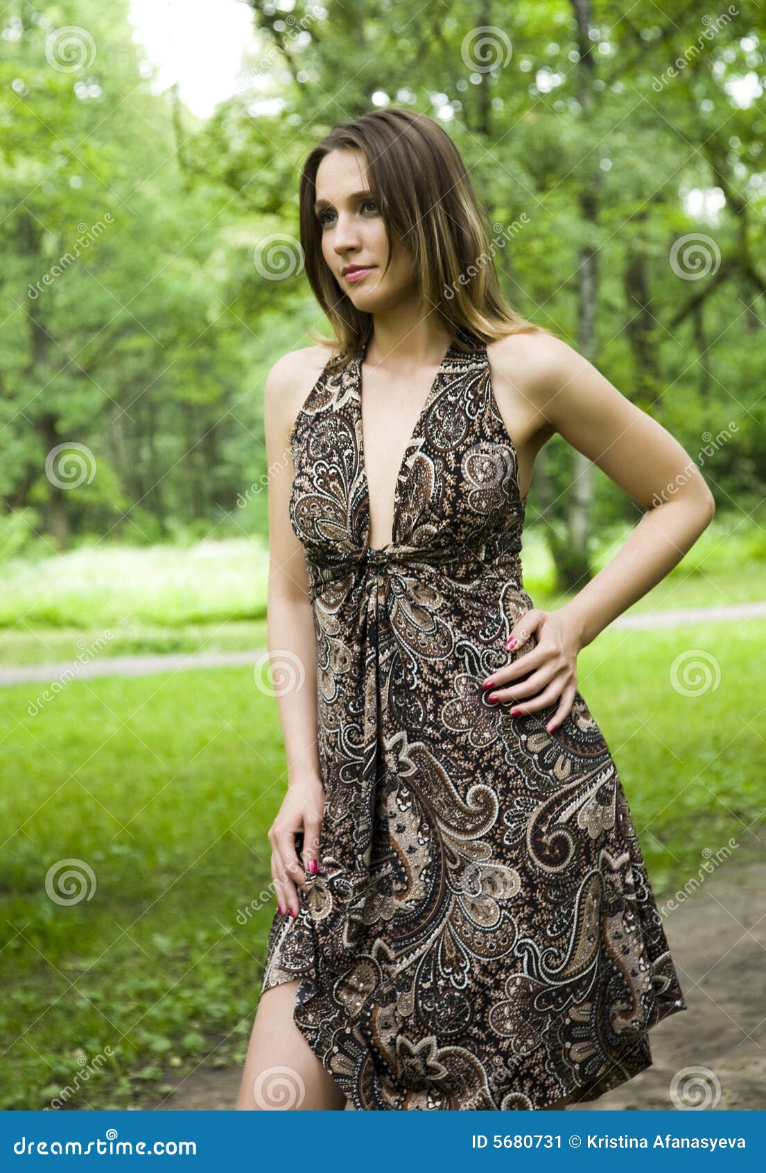 Model Women Outdoors stock image. Image of female, hair - 5680731