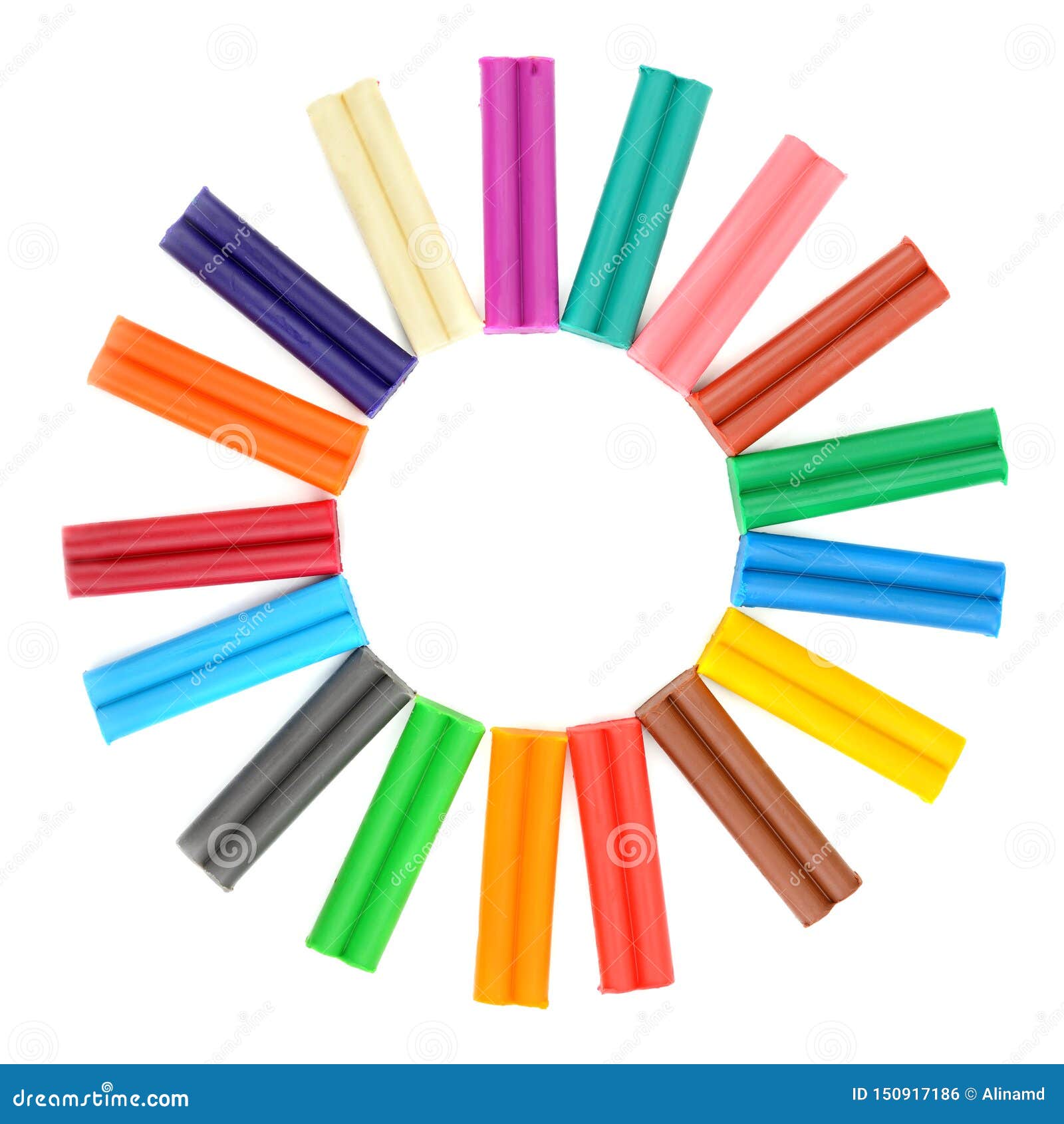 Modeling Clay Barcode Isolated on White Background Stock Photo - Image ...