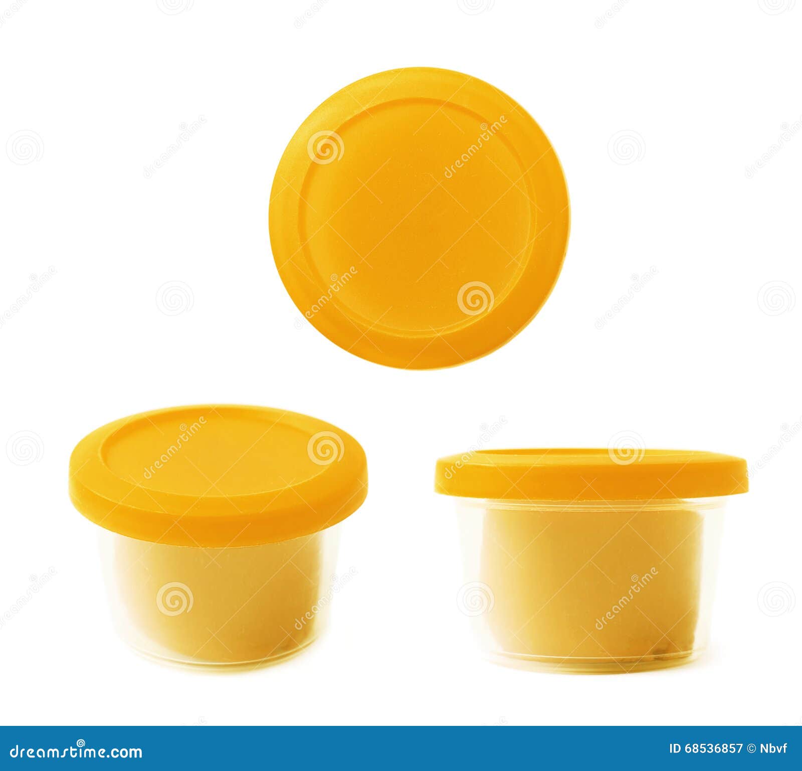 Modeling Clay in a Container Stock Image - Image of modelling, molding ...