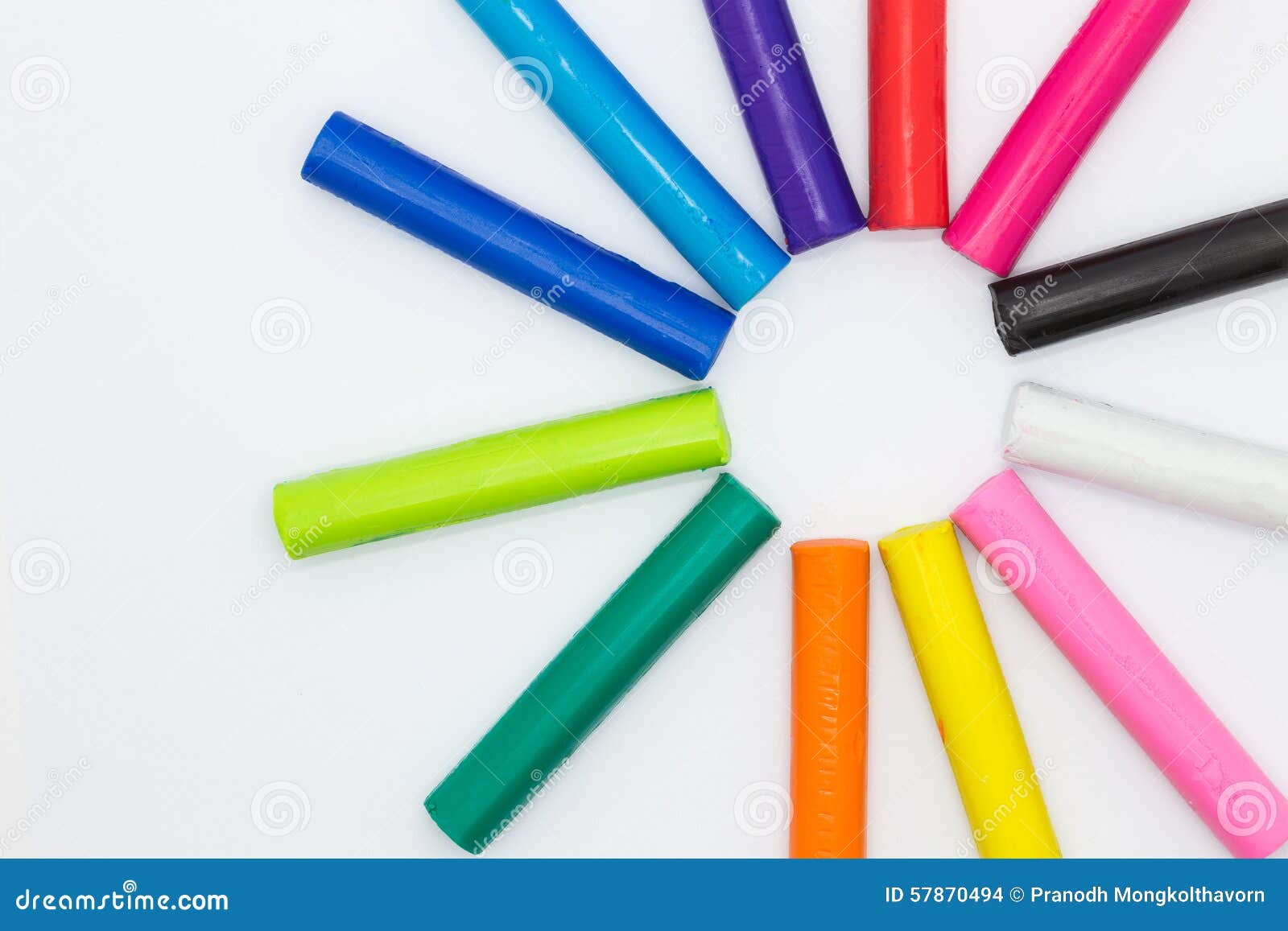 Modeling Clay of Different Colours Background Stock Photo - Image of ...