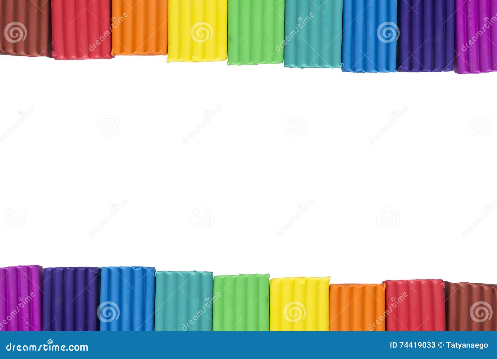 Modeling clay isolated stock image. Image of frame, handiwork - 74419033