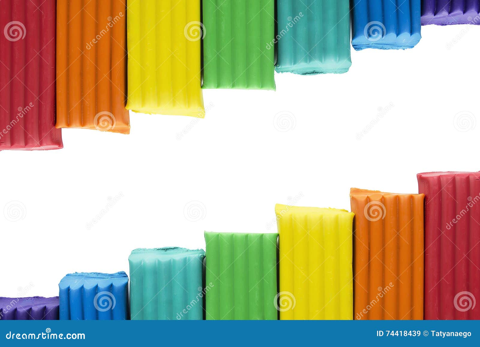 Modeling clay isolated stock image. Image of concept - 74418439