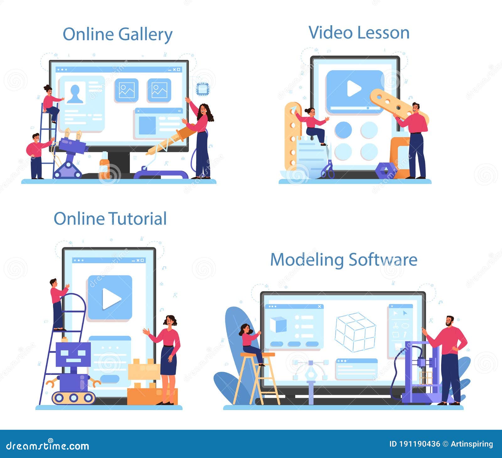 Modeling School Subject Online Service or Platform Set. Engineering ...