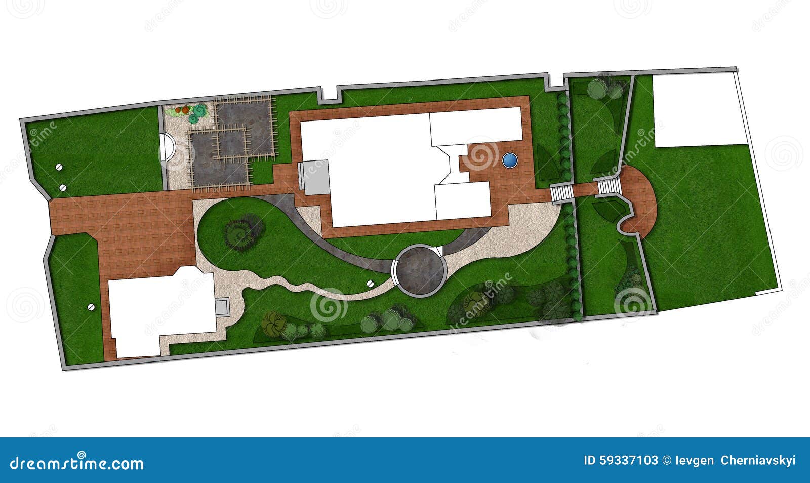 Modellerend Algemeen Plan, 2D Schets Stock Illustratie - Illustration ...