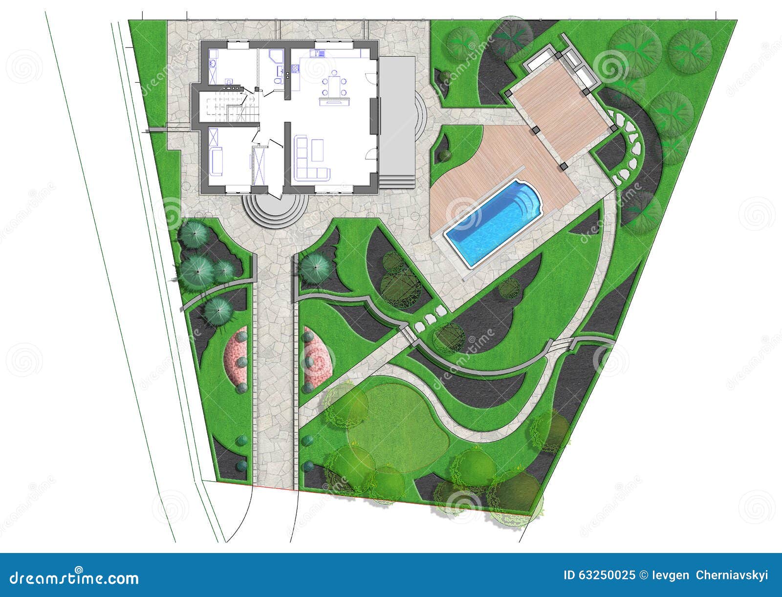 Modellerend Algemeen Plan, 2D Schets Stock Illustratie - Illustration ...