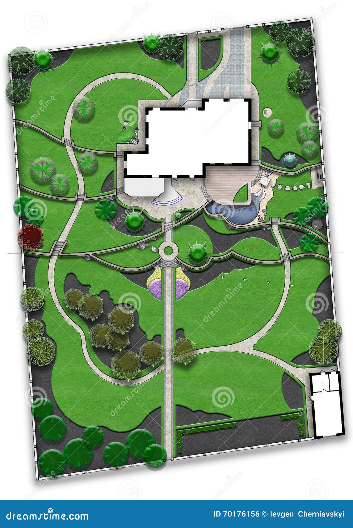 Modellerend Algemeen Plan, 2D Schets Stock Illustratie - Illustration ...