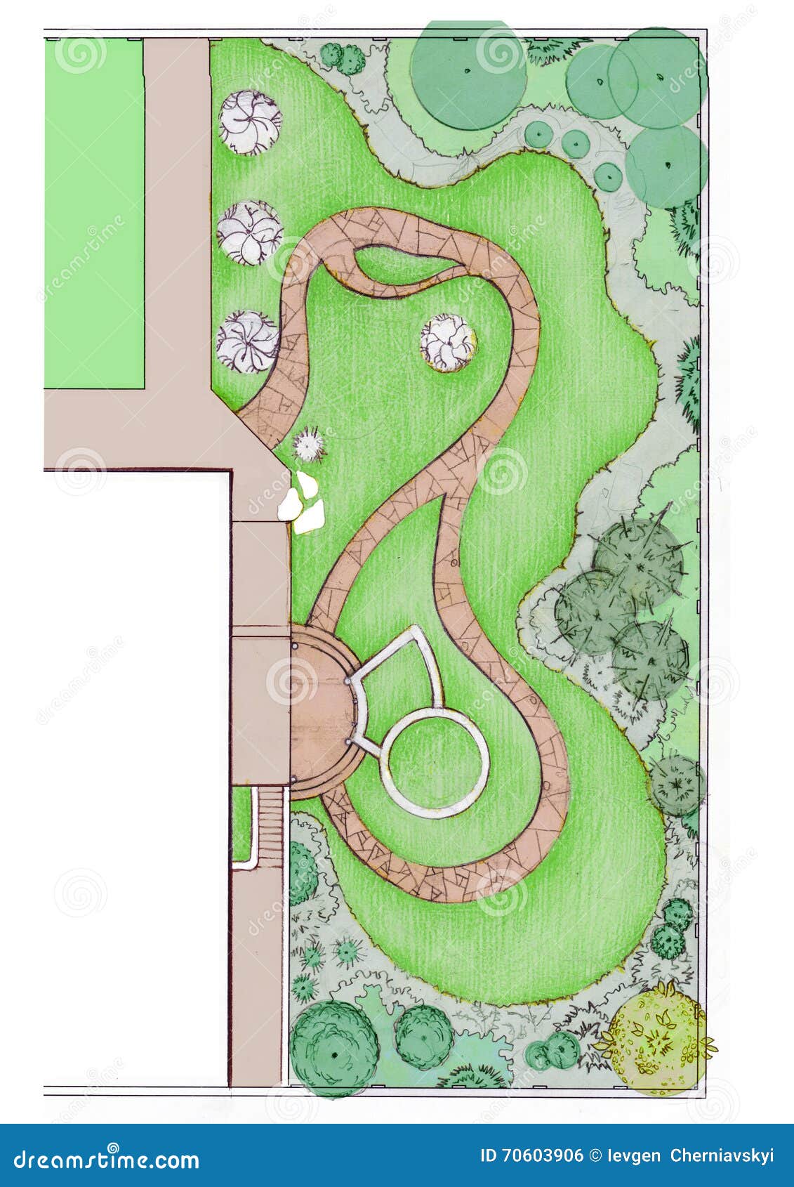 Modellerend Algemeen Plan, 2D Schets Stock Illustratie - Illustration ...