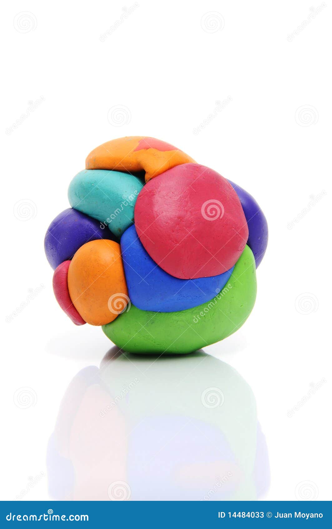 Modelling clay ball stock image. Image of beauty, creativity - 14484033