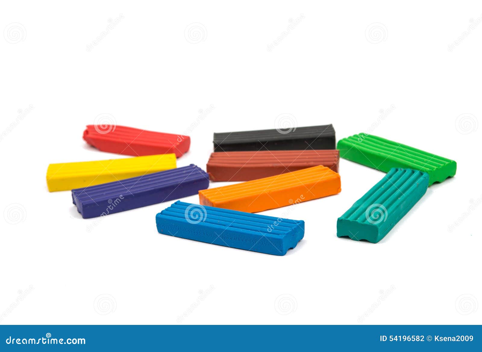 A Modelling Clay Ball of Different Colors Stock Photo - Image of model ...