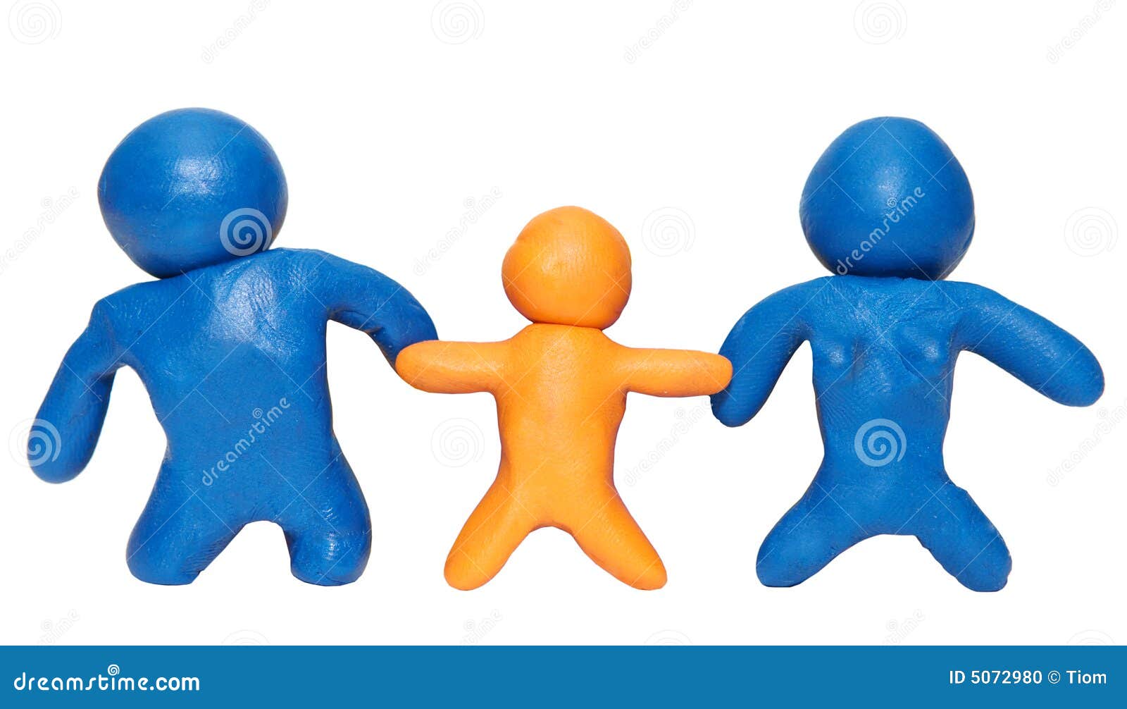 Modelling clay family stock photo. Image of husband, father - 5072980