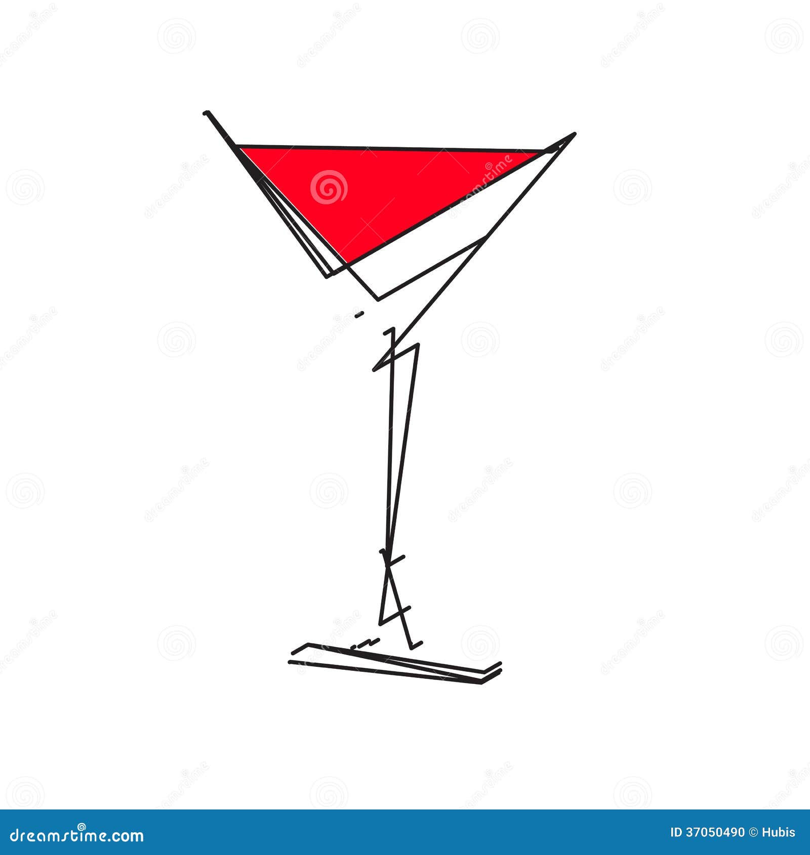 Modello Astratto Di Logo Della Bevanda Illustrazione Vettoriale ...