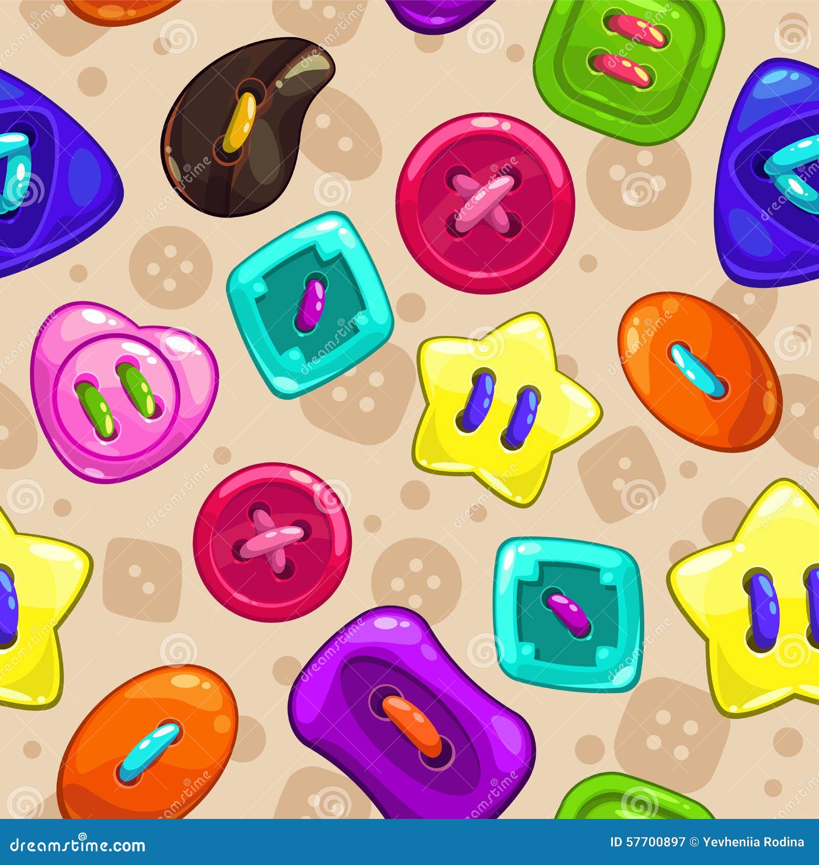 Modello con i bottoni illustrazione di stock. Illustrazione di sfondo ...