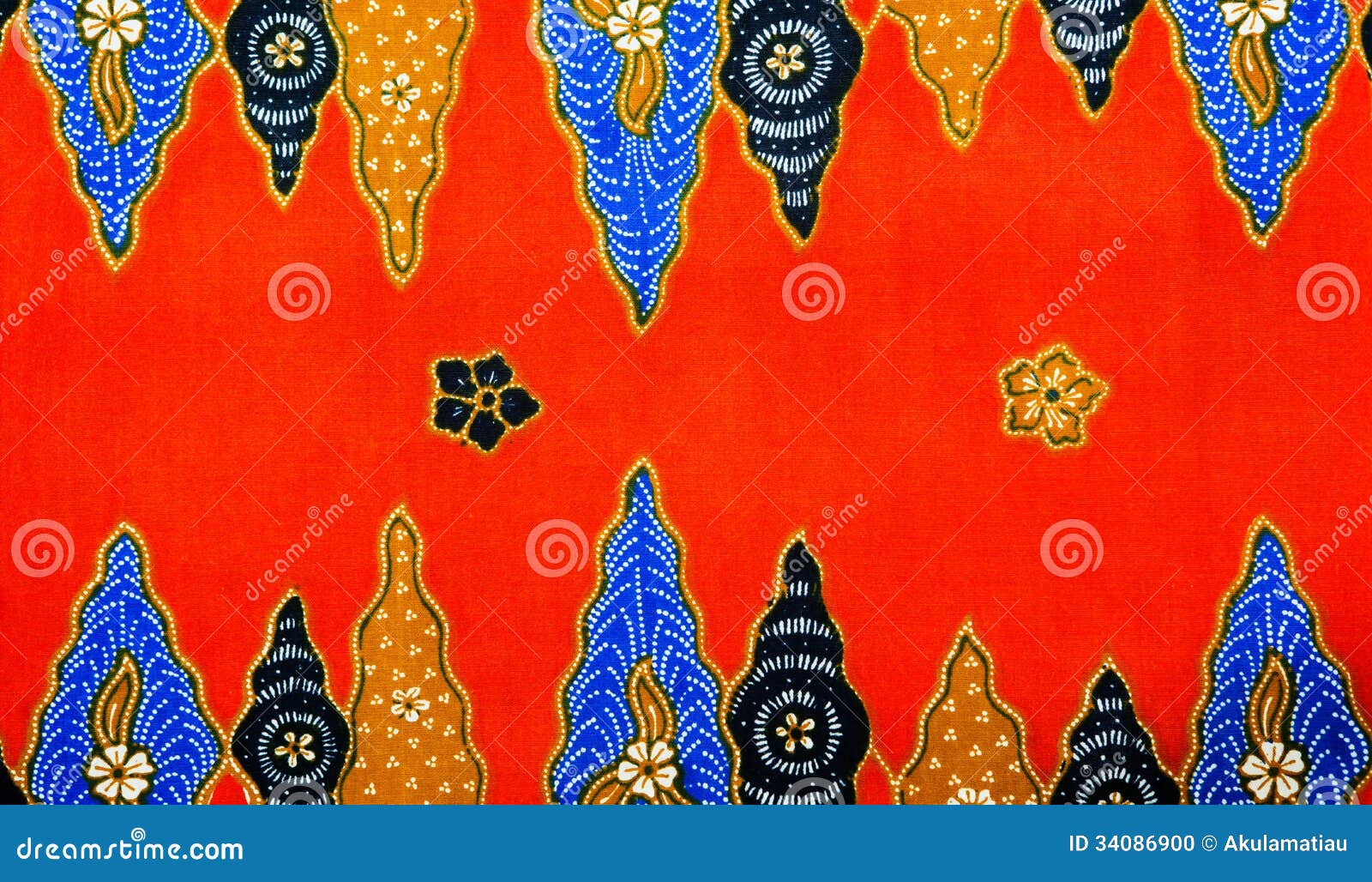 Modello Del Batik Della Malesia Fotografia Stock - Immagine di arte ...