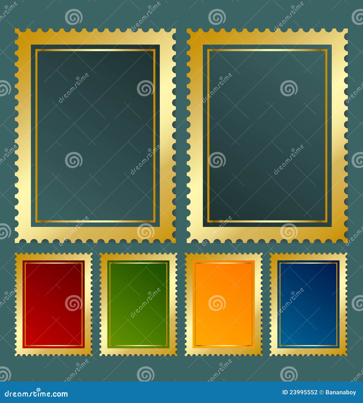 Modello del francobollo illustrazione vettoriale. Illustrazione di ...