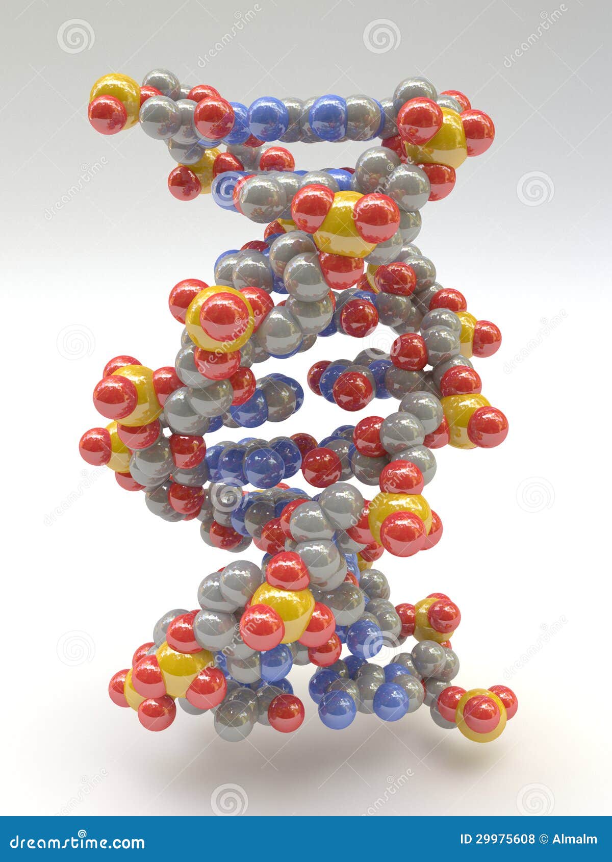 Molecola del DNA illustrazione di stock. Illustrazione di modello ...