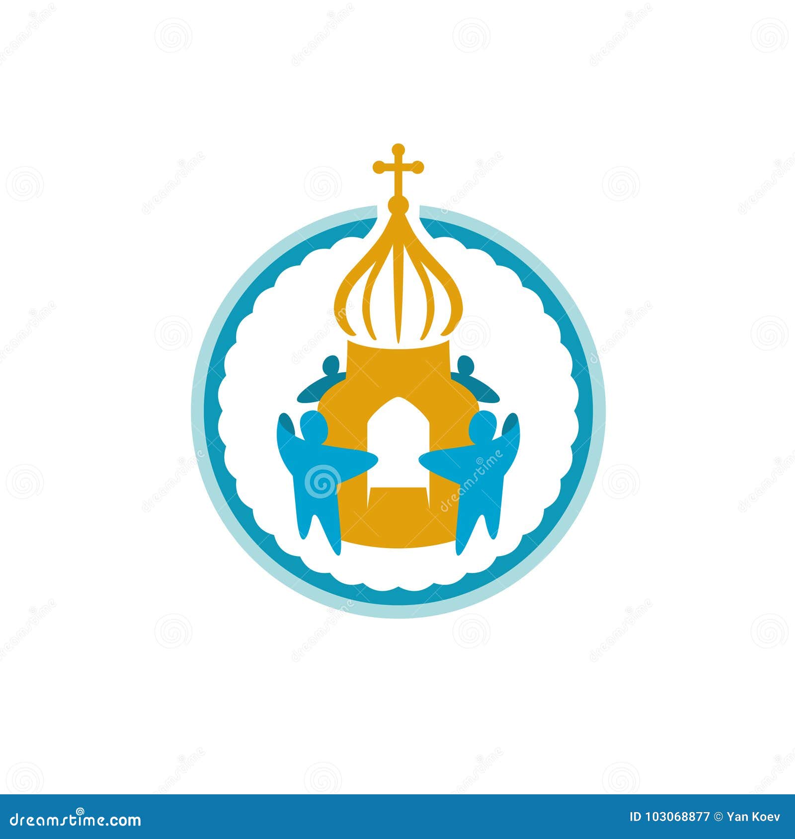 Modello Di Logo Di Raccolta Di Fondi Della Chiesa Illustrazione ... Modello Di Logo Di Raccolta Di Fondi Della Chiesa Illustrazione ...