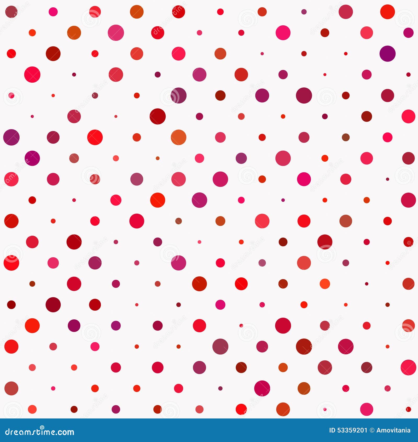 Modello di pois rosso illustrazione vettoriale. Illustrazione di ...