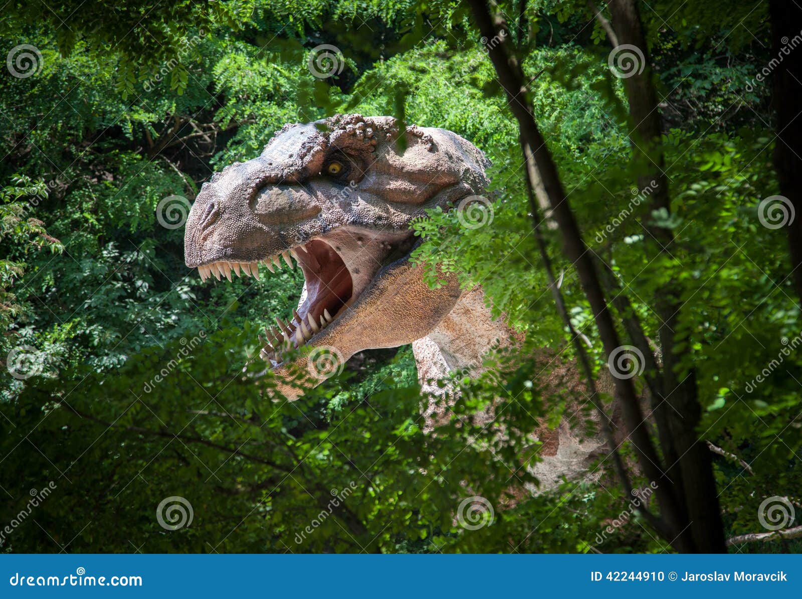 Modello Realistico Del Tirannosauro Rex Fotografia Stock - Immagine di ...