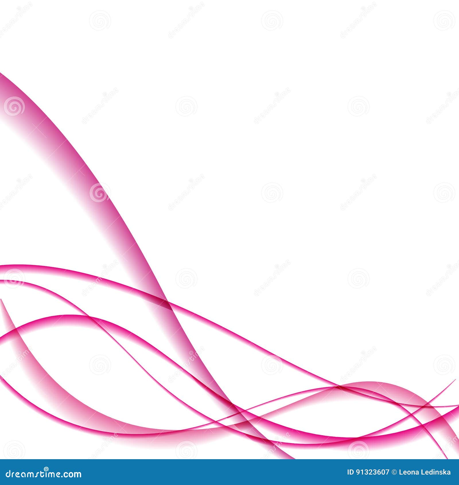 Modello Semplice Bianco Con Le Onde Rosa Illustrazione Vettoriale ...