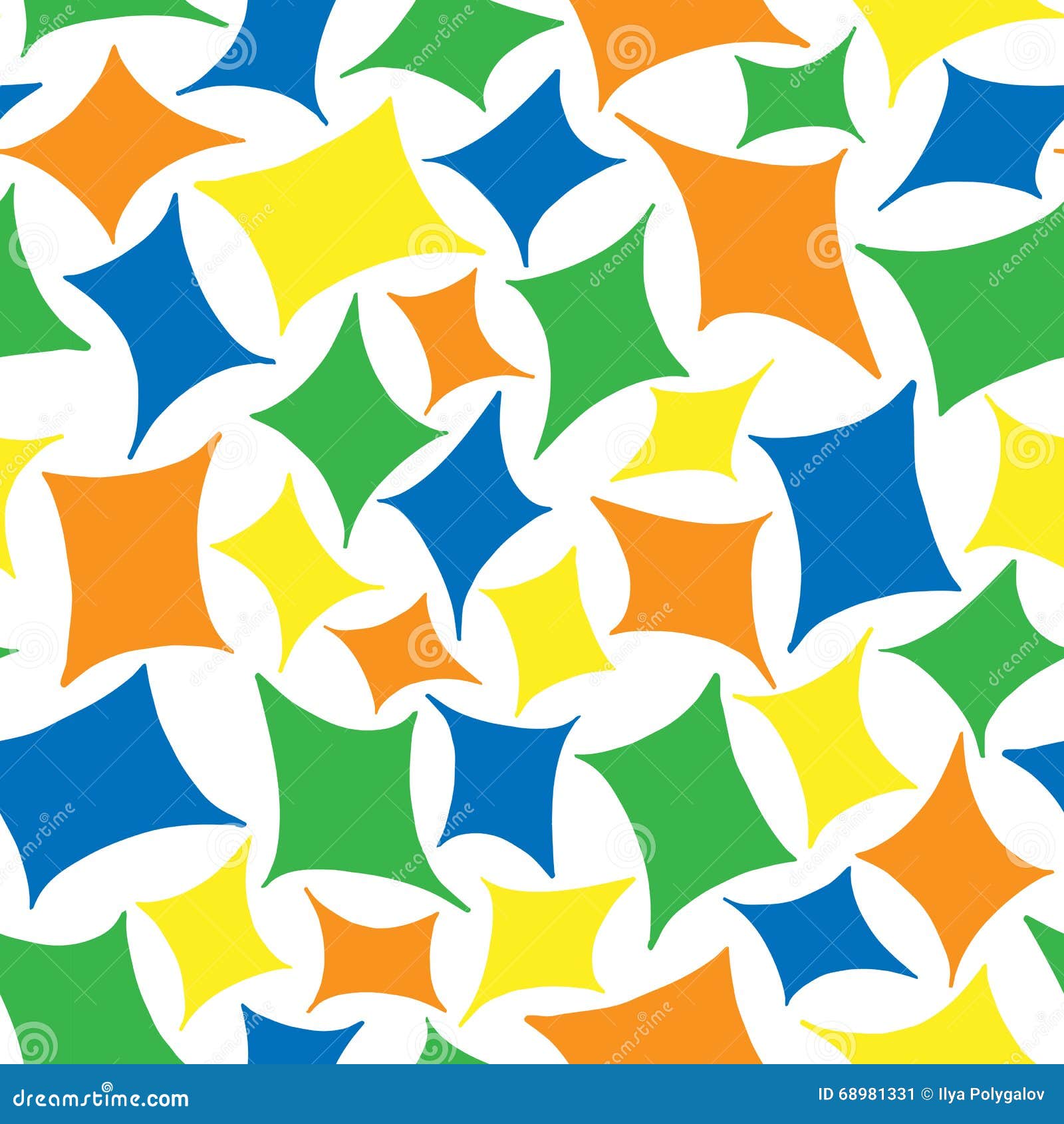 Modello Senza Cuciture Dei Rombi Colorati Illustrazione di Stock ...