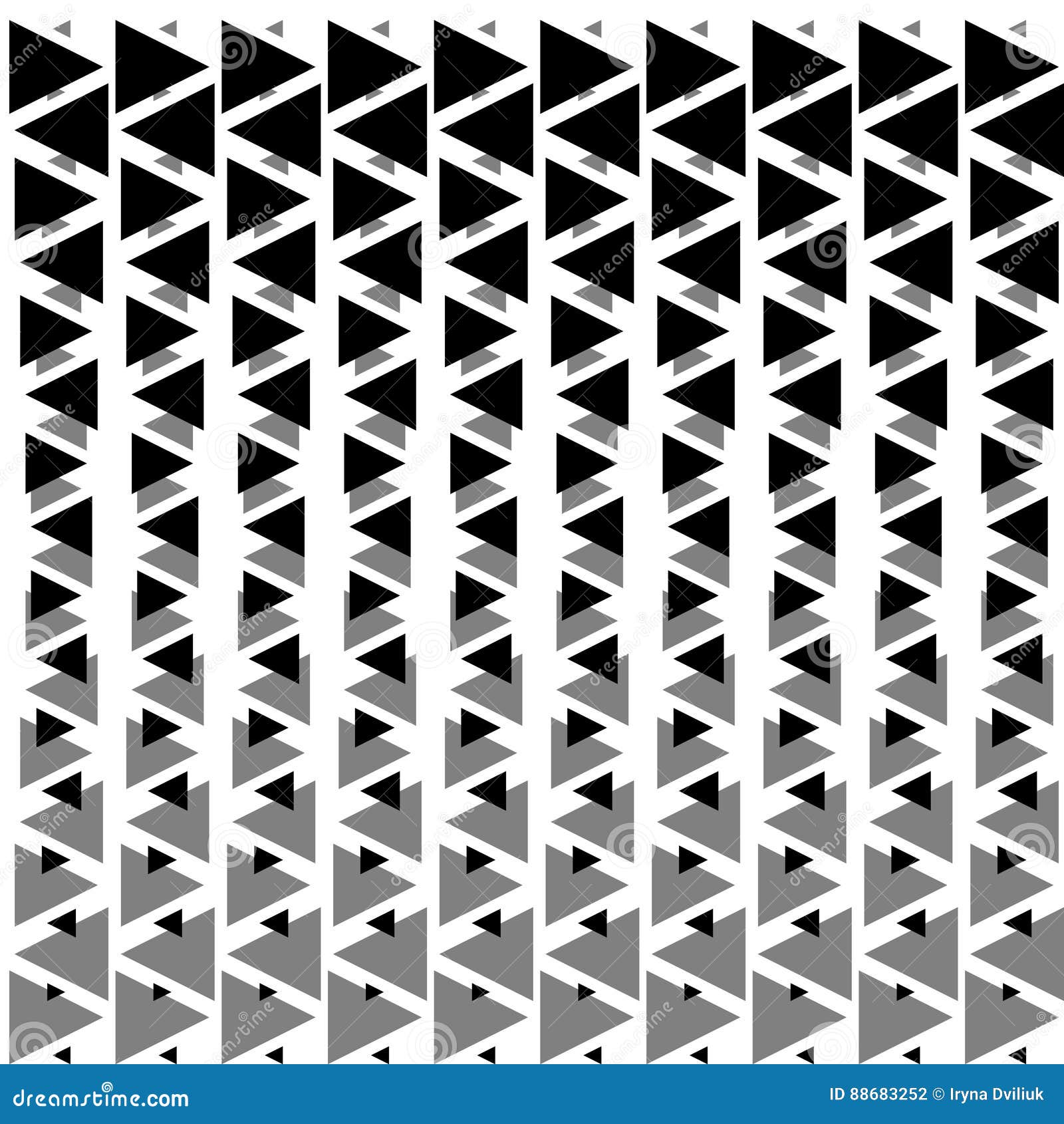 Modelo Abstracto De Los Triángulos Ilustración del Vector - Ilustración de continuo, blanco ...