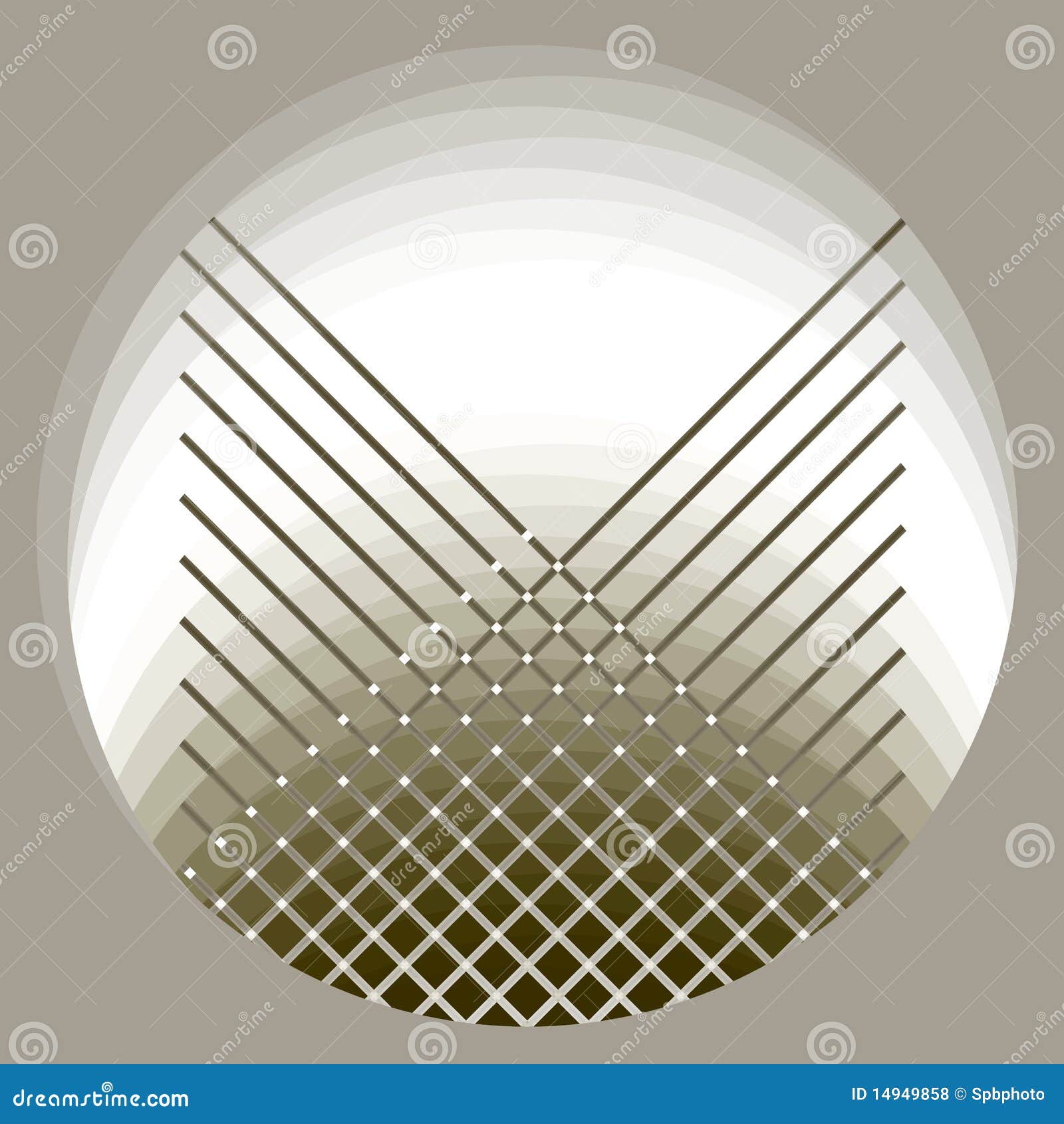 Modelo Abstracto Del Gris Del Círculo Stock de ilustración ...