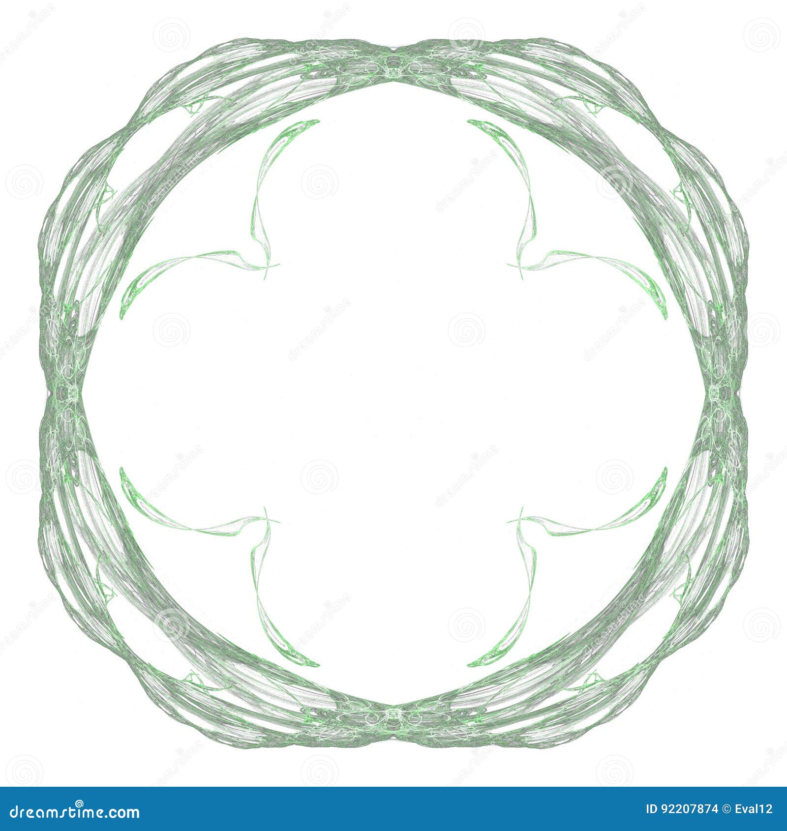 Modelo Aislado Verde Abstracto Del Grunge Stock de ilustración ...