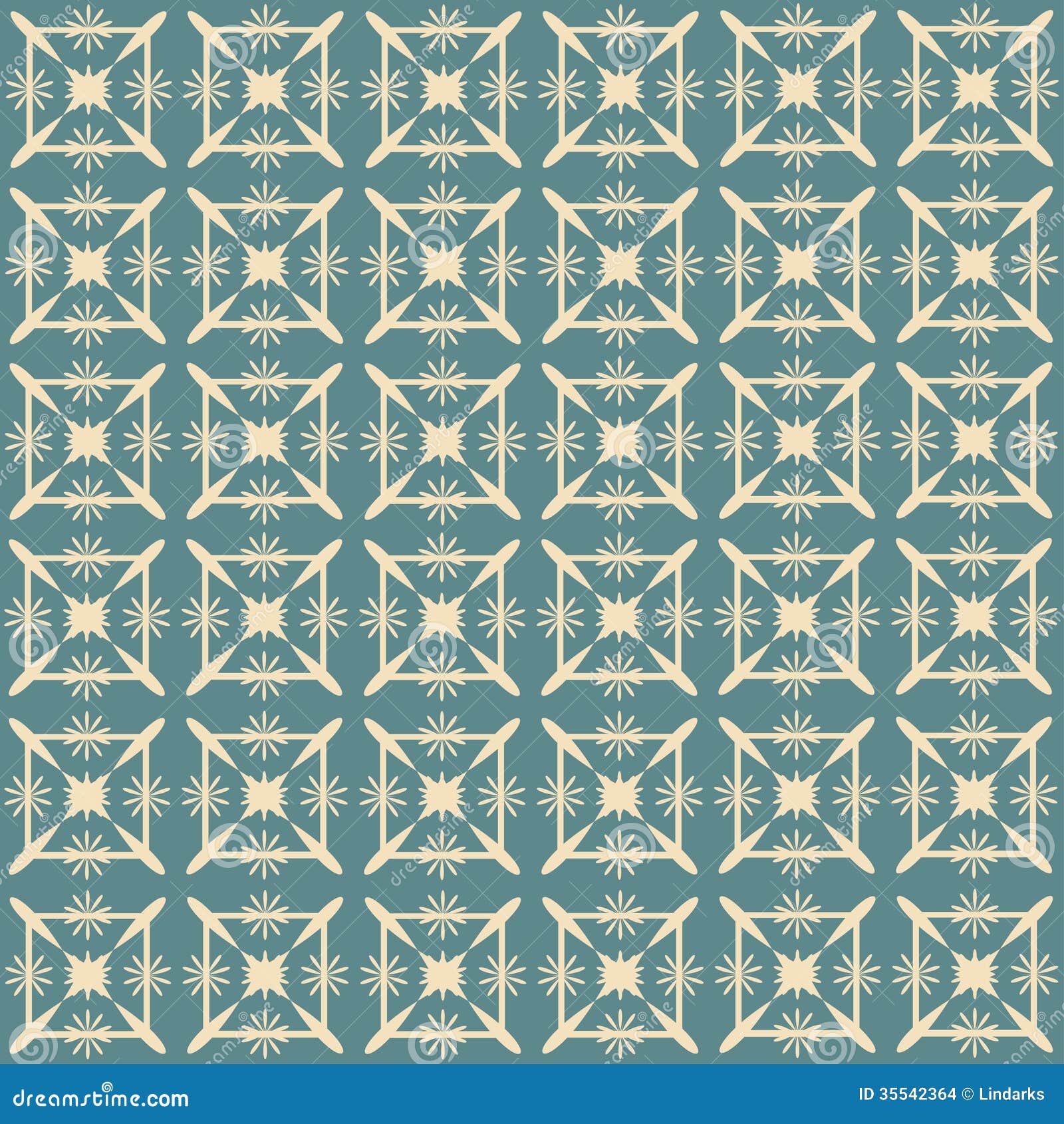 Modelo Beige Y Azul Del Vintage Ilustración del Vector - Ilustración de ...