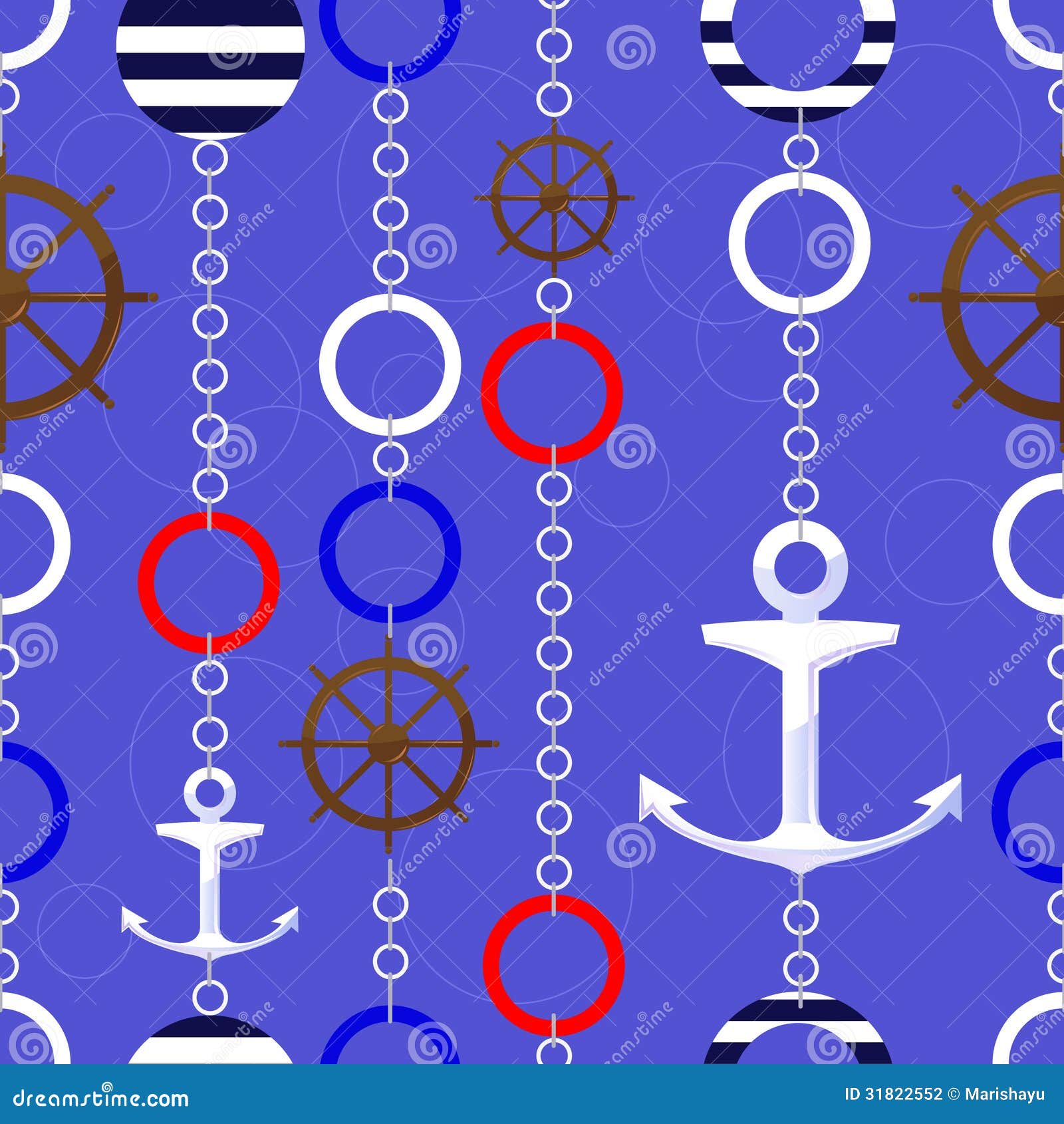 Modelo con las anclas ilustración del vector. Ilustración de textura ...