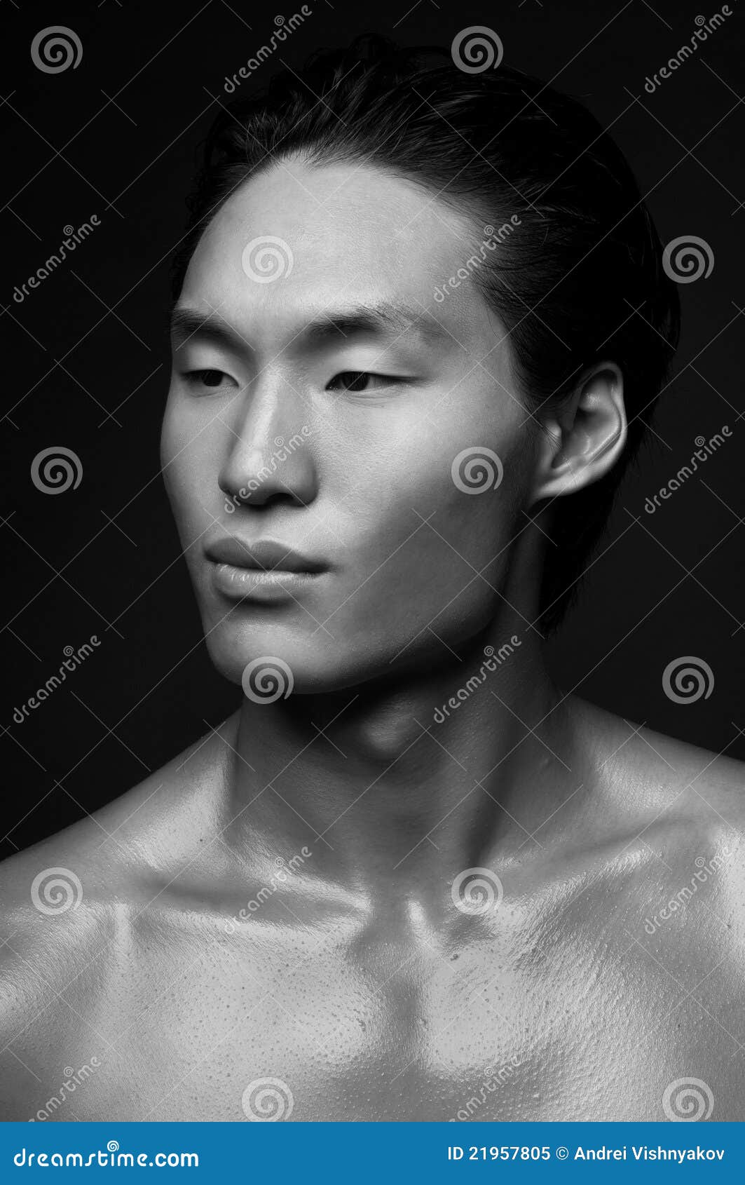 Modelo coreano imagen de archivo. Imagen de culturista - 21957805