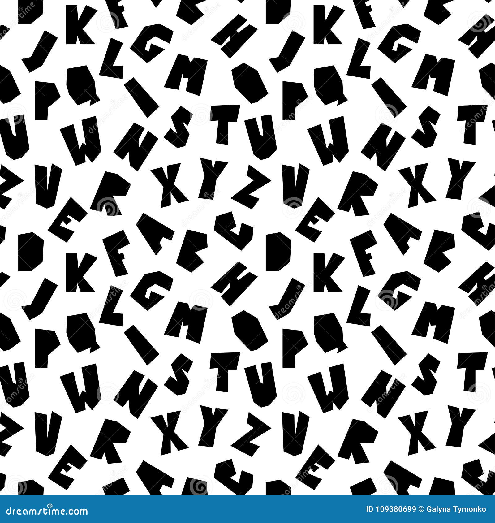 Modelo Creativo Moderno De Las Letras Texturas Hechas Con Tinta Vector ...