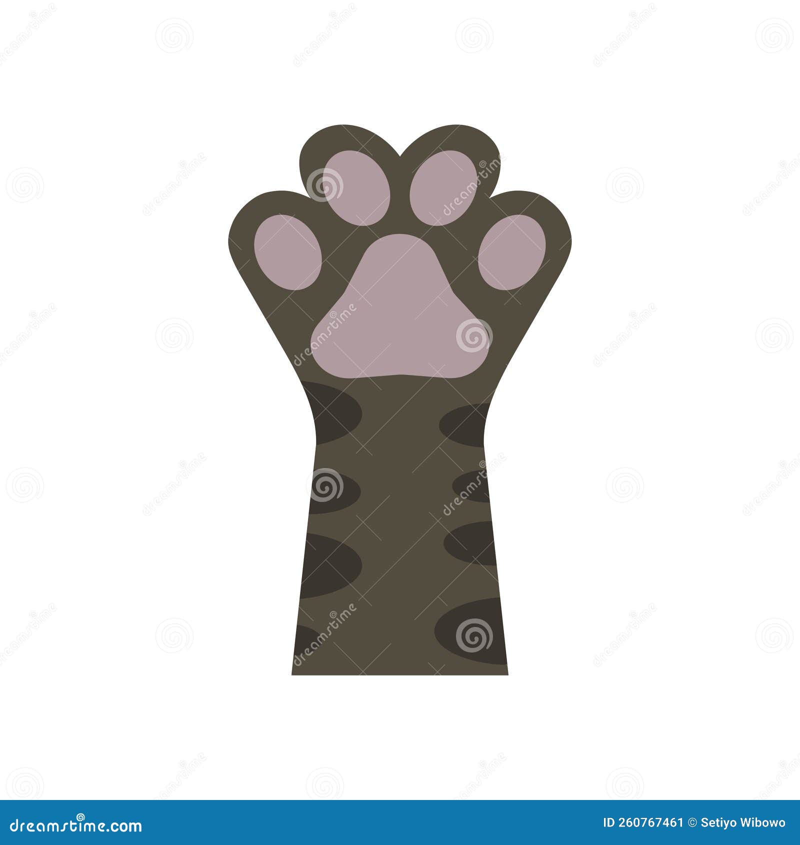 Modelo De Desenho De Vetor De Design De Logotipo De Pata Ilustração do ...