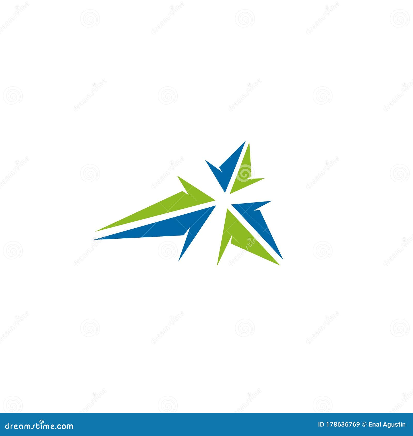 Modelo De Design Do ícone Do Logotipo De Seta Tripla Ilustração do ...