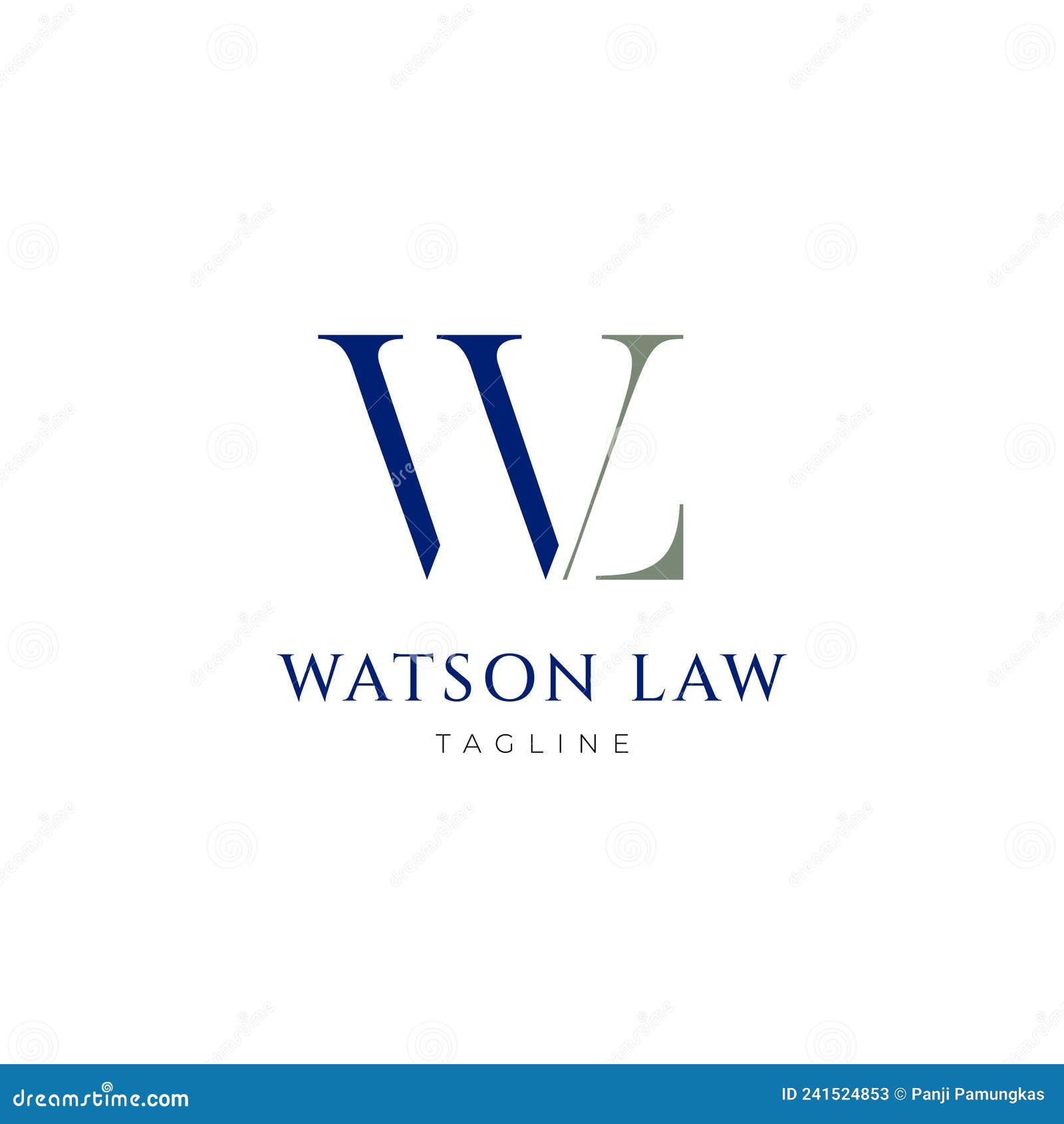 Modelo De Design Do Logotipo Comercial Wl Com Marca De Letra Simples ...