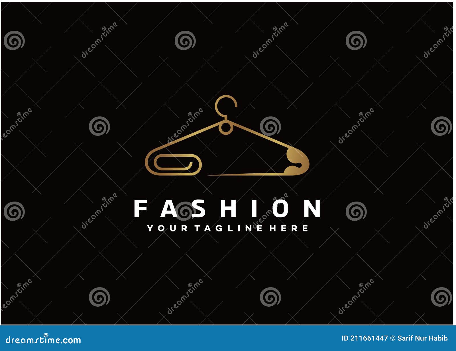 Modelo De Design De Logotipo Da Moda Ilustração do Vetor - Ilustração ...