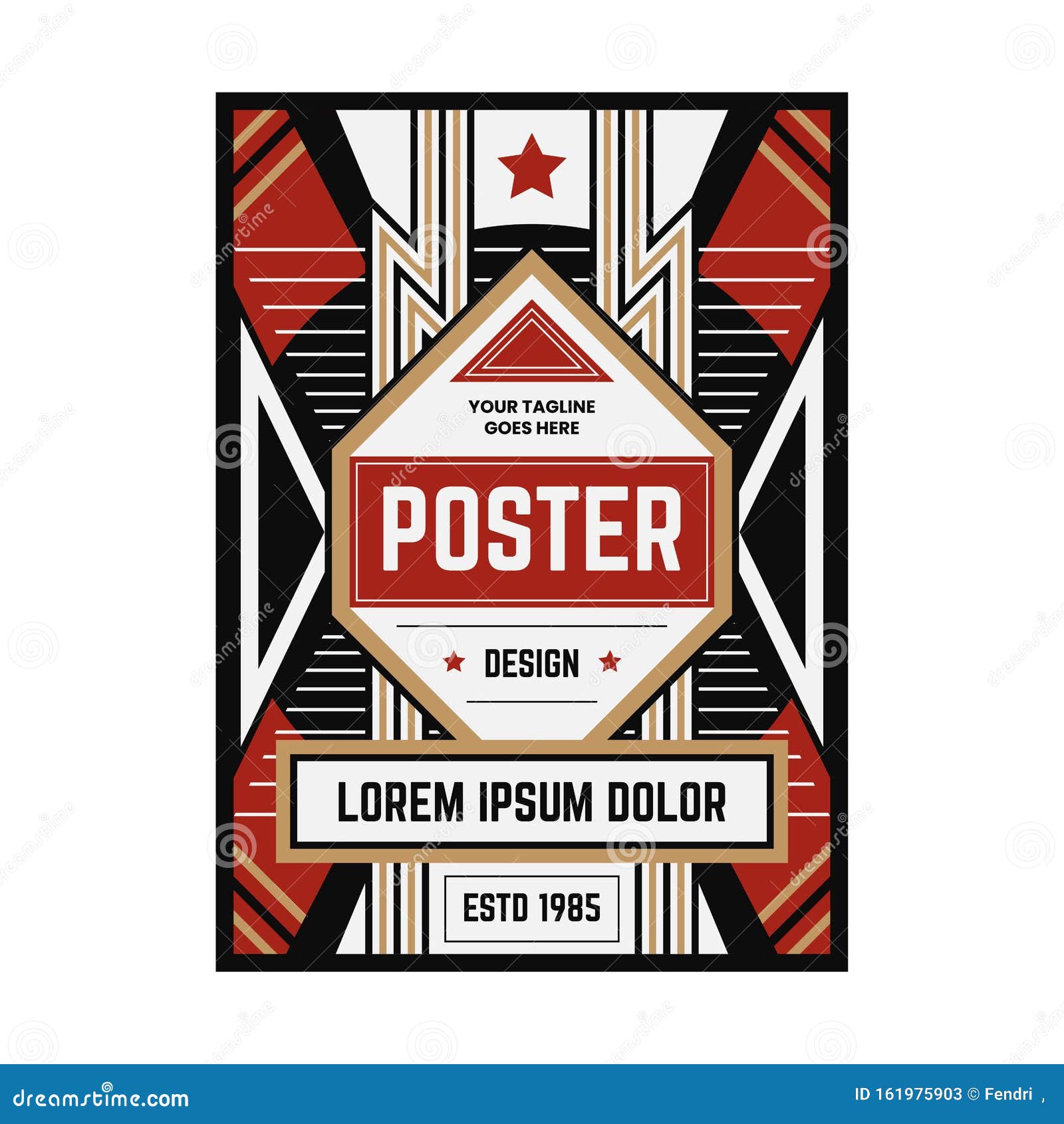 MODELO DE DESIGN DE POSTER PROPAGANDA Ilustração do Vetor - Ilustração ...