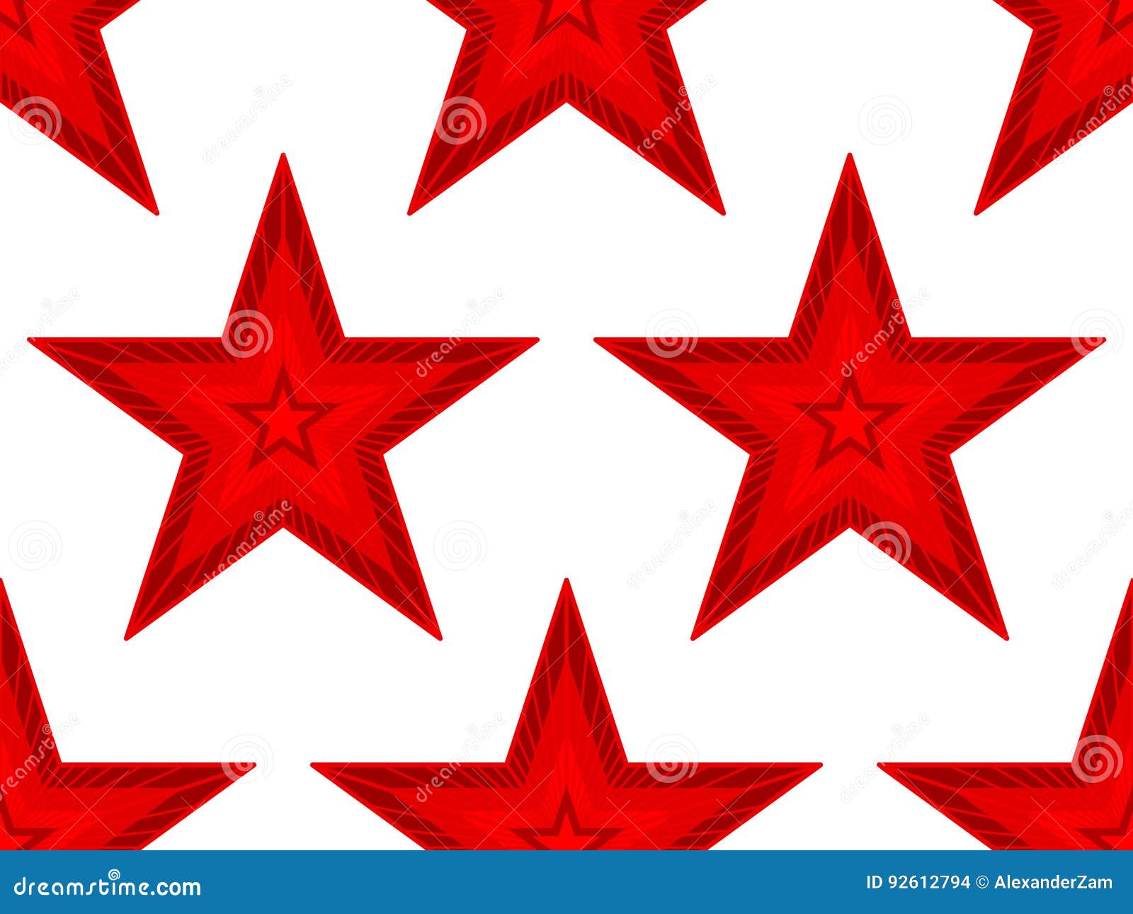 Modelo de estrella rojo ilustración del vector. Ilustración de ...