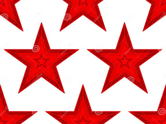 Modelo de estrella rojo ilustración del vector. Ilustración de ...