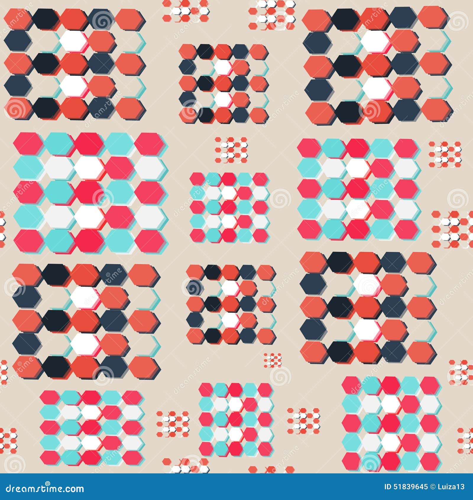 Modelo De Figuras Coloreadas Ilustración del Vector - Ilustración de ...