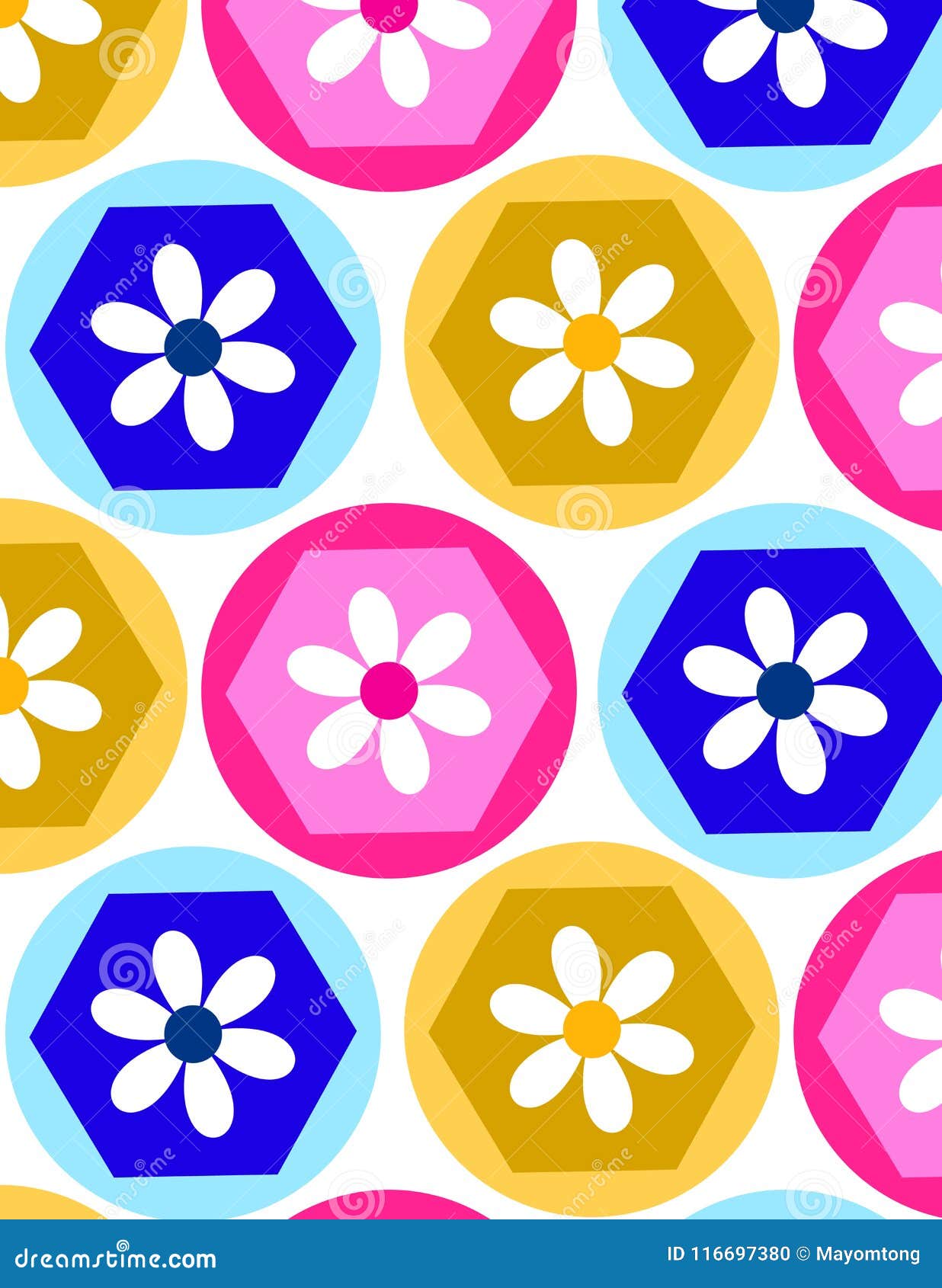 Modelo de flor ilustración del vector. Ilustración de lindo - 116697380