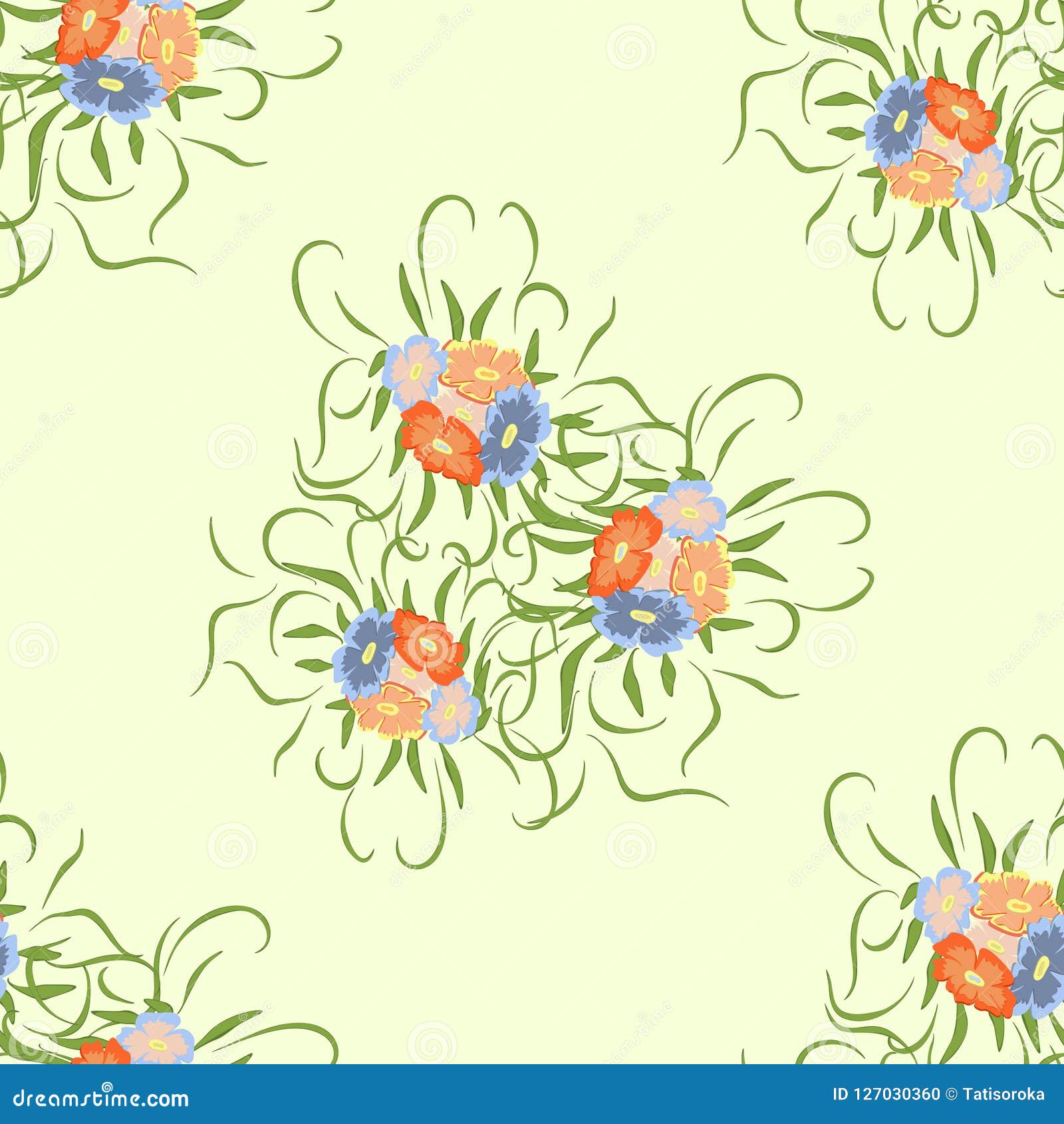 Modelo de flor ilustración del vector. Ilustración de decorativo ...