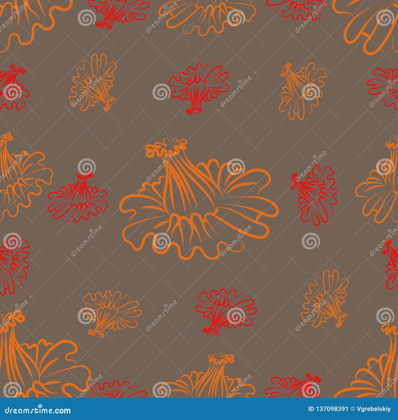 Modelo de flor ilustración del vector. Ilustración de hermoso - 137098391