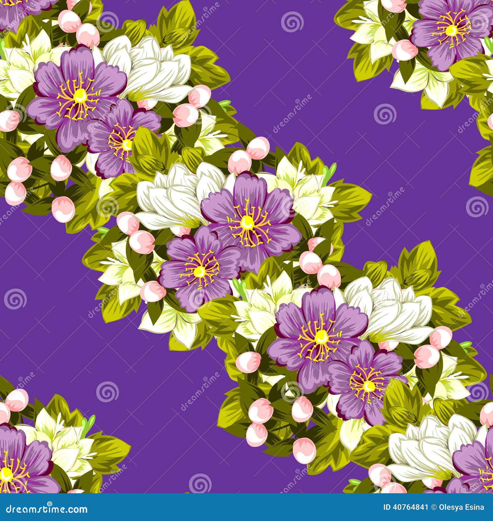 Modelo de flor stock de ilustración. Ilustración de belleza - 40764841