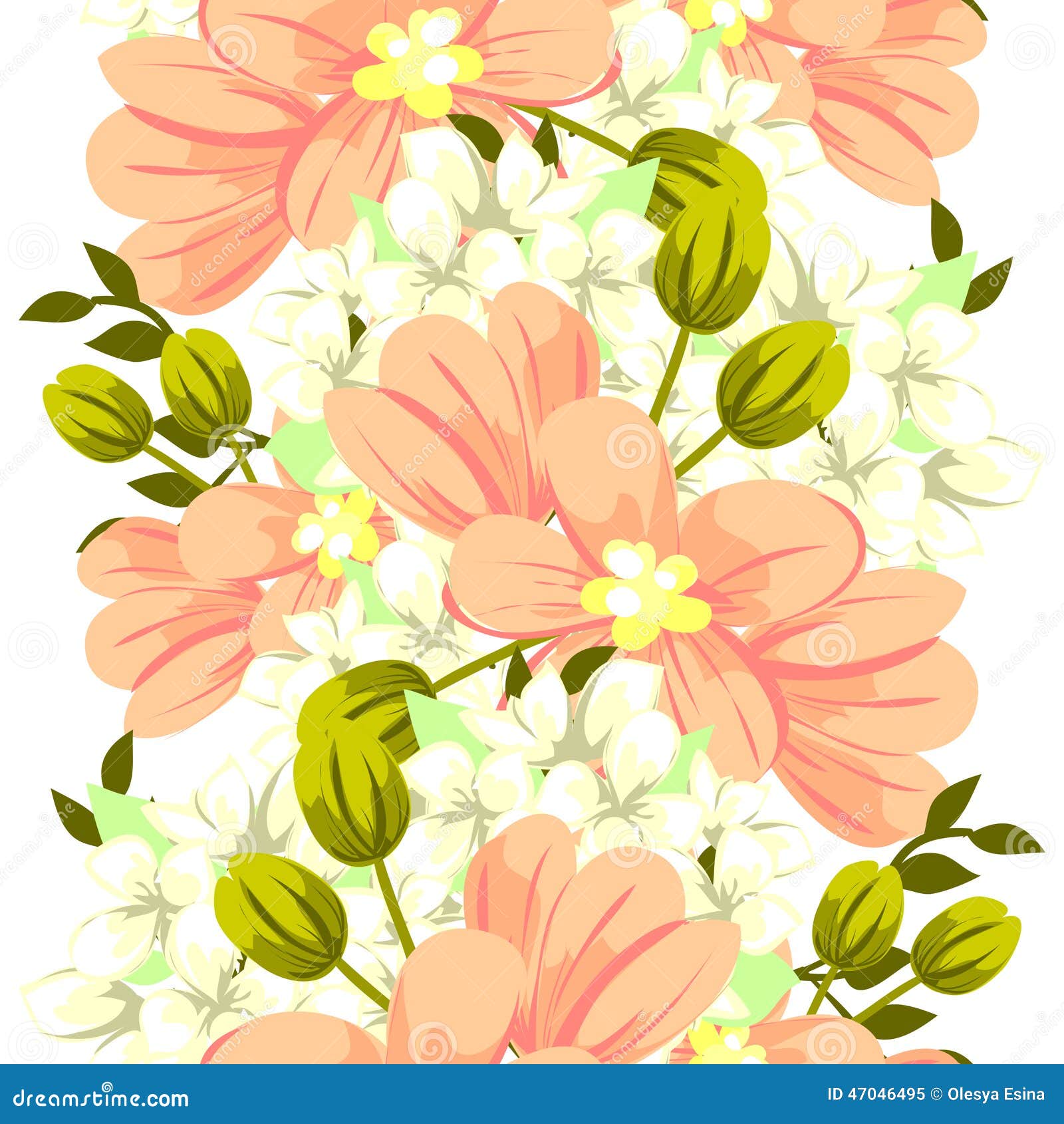 Modelo de flor ilustración del vector. Ilustración de acontecimiento ...