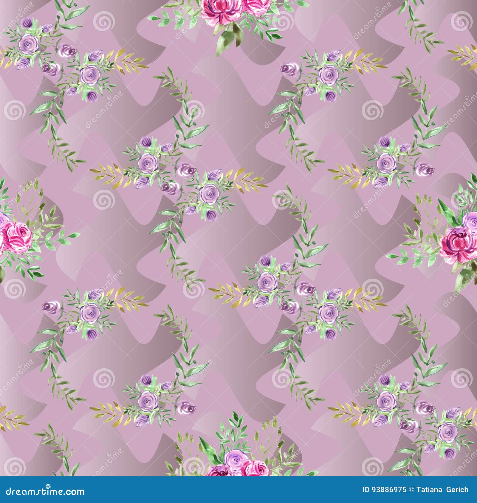 Modelo de flor stock de ilustración. Ilustración de cepillo - 93886975